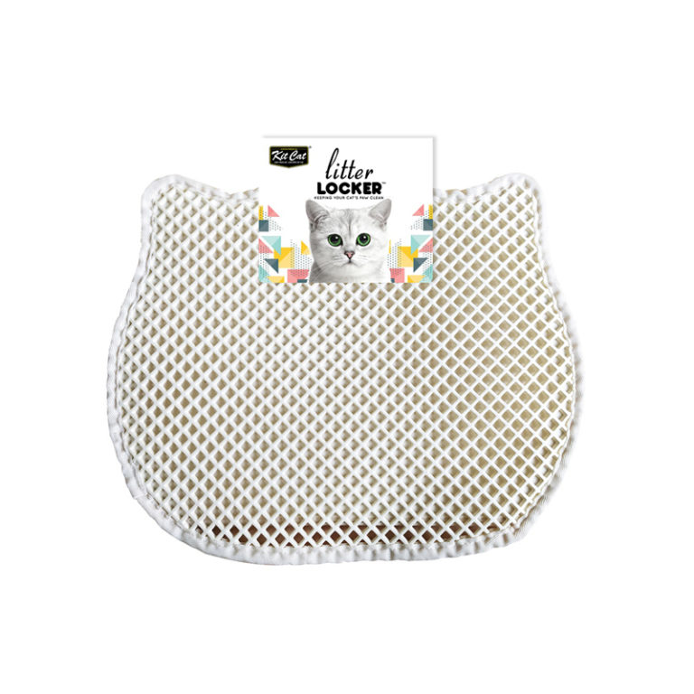 Kit Cat Double Layer Cat Litter Locker Mat – Cream KC-6547C | Pet Line ...